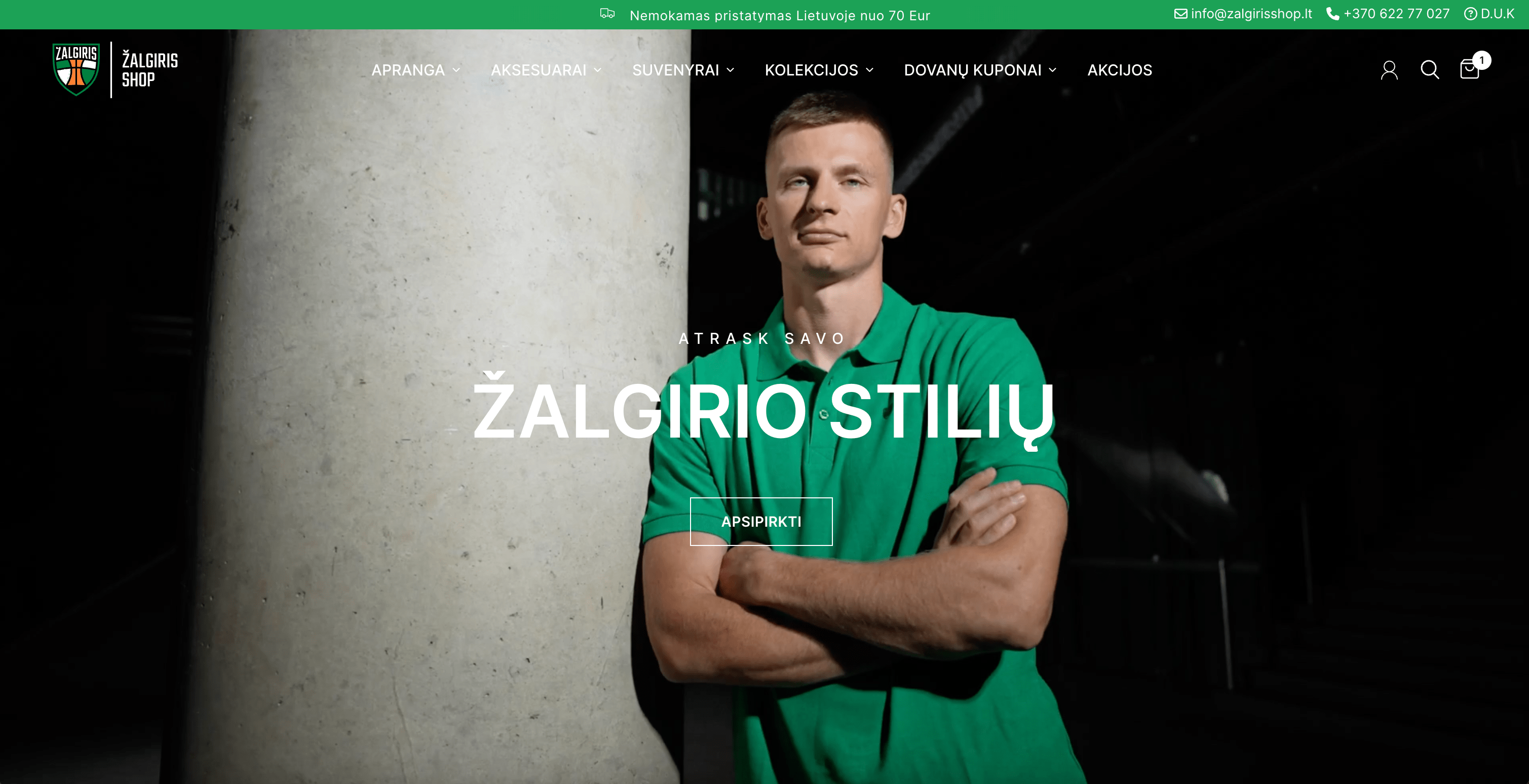 Žalgiris Shop - One More Agency